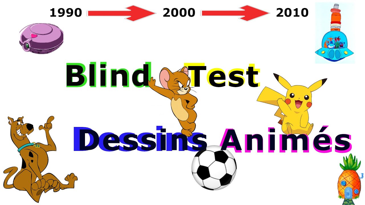 BLIND TEST Dessins Animés De Notre Enfance partie#3 - YouTube
