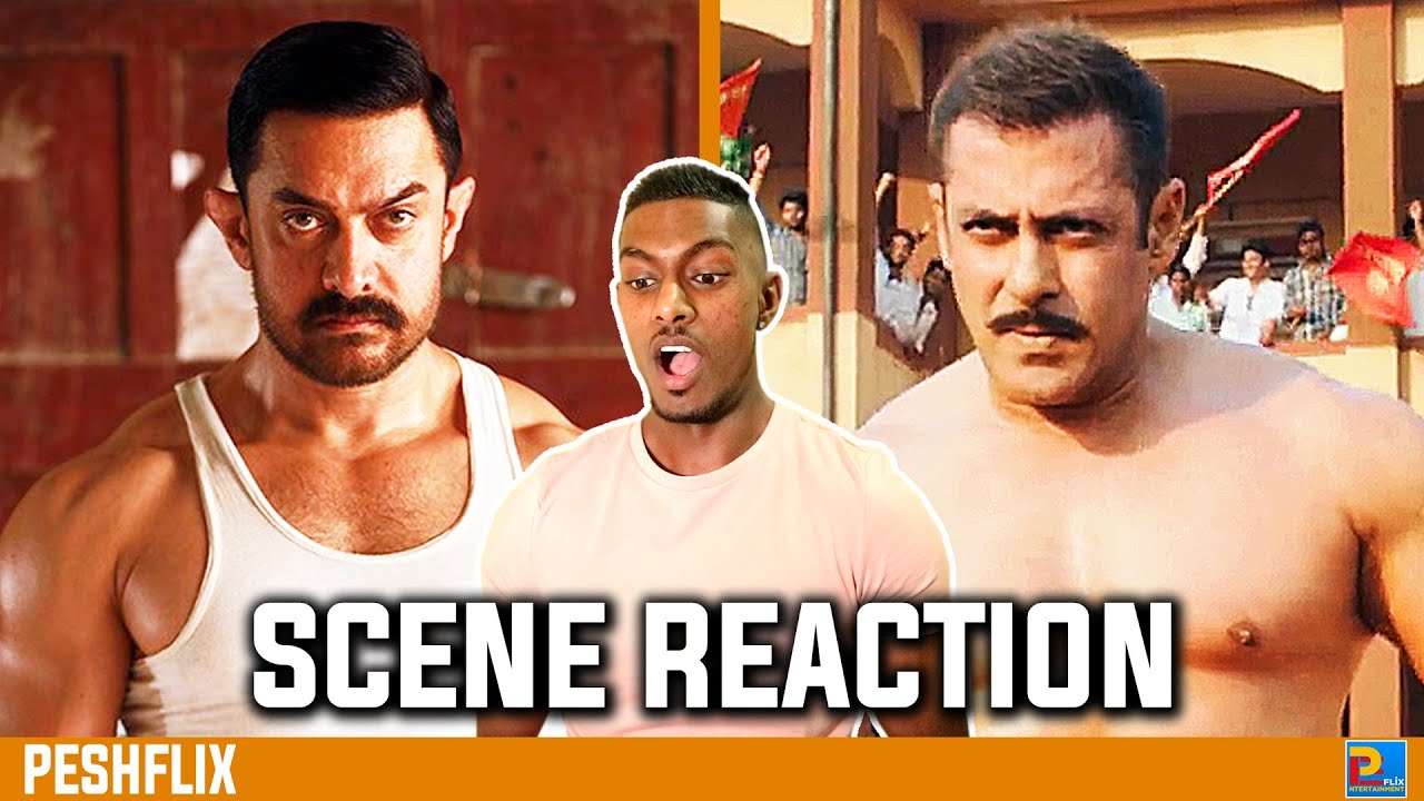 Dangal vs Sultan | Intro Fight Scene Reaction | Aamir Khan vs Salman ...