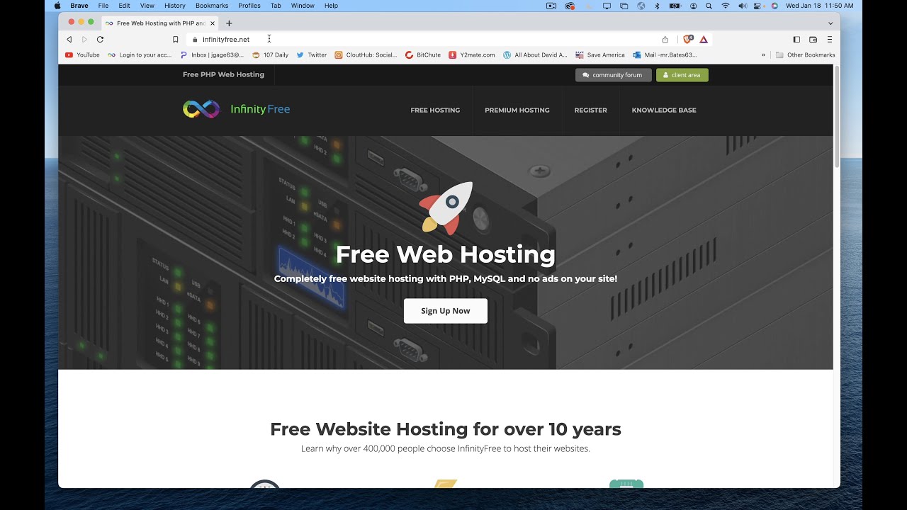 Finding your InfinityFree FTP information and placing it into Dreamweaver - YouTube