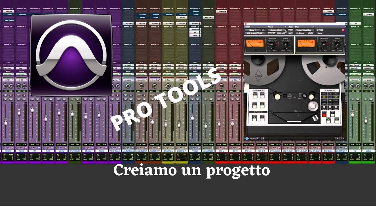 PRO TOOLS Tutorial, creiamo un progetto - YouTube