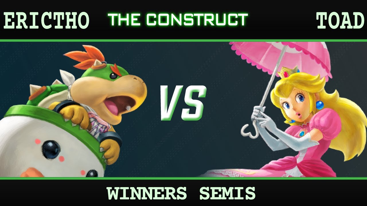 EricTho (Bowser Jr.) vs Toad (Peach) - Construct X Winners Semis - YouTube