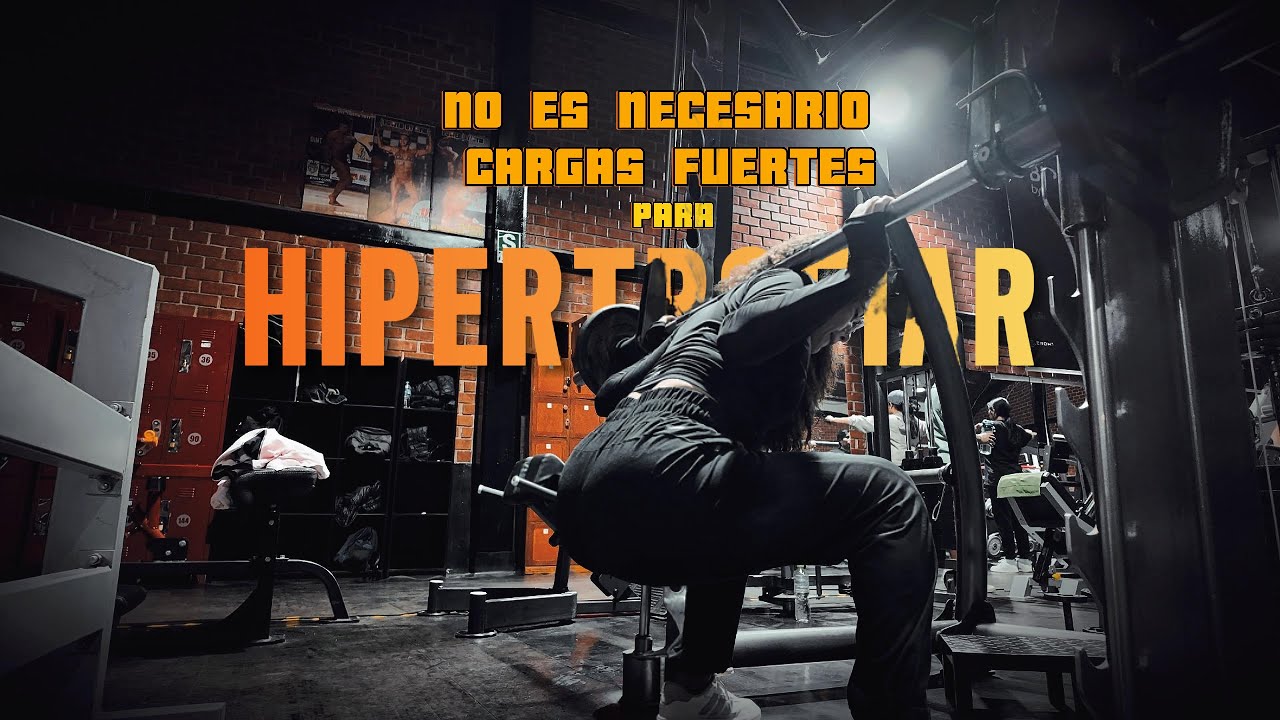NO ES NECESARIO MUCHO PESO PARA GENERAR HIPERTROFIA - Cesar Garate ...