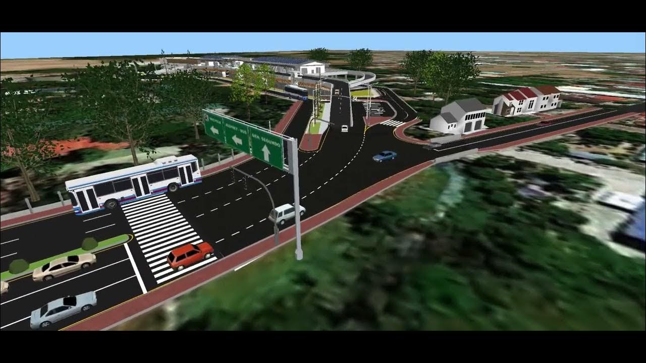 Synchro Studio 3D Traffic Simulation - YouTube