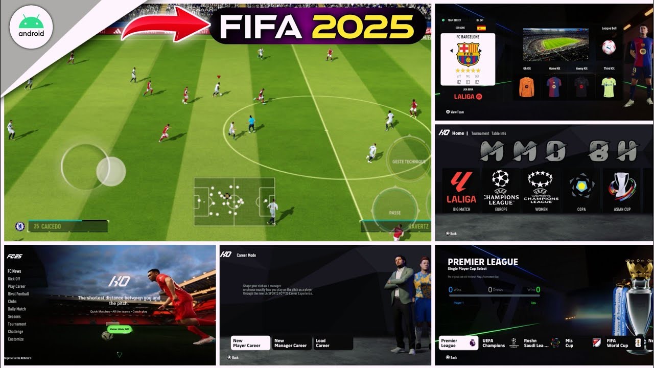 FIFA 25 MOD FC 25 Sur Android Version Français Meilleurs graphiques ...
