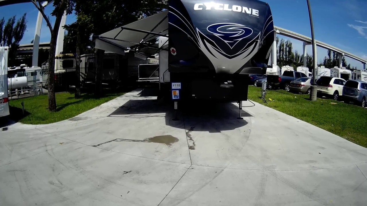 43' 2016 Cyclone by Hearland 4250 PPL# F110 - YouTube