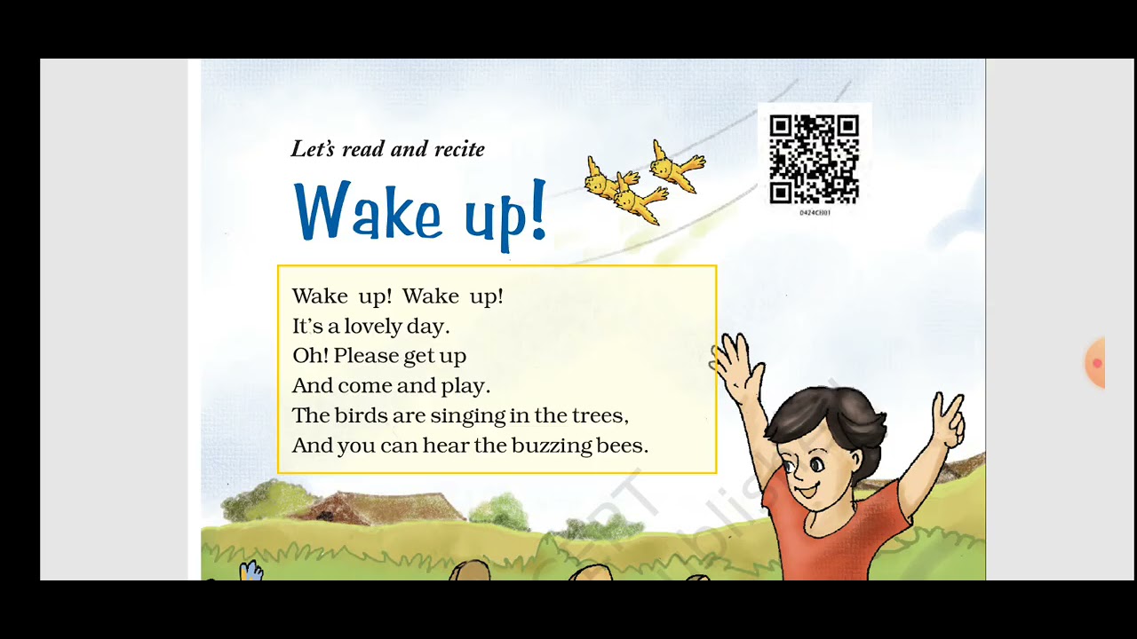 NCERT CBSE CLASS 4 English Chapter 1 Wake Up YouTube ncert-cbse-class-4-english-chapter-1-wake-up-youtube