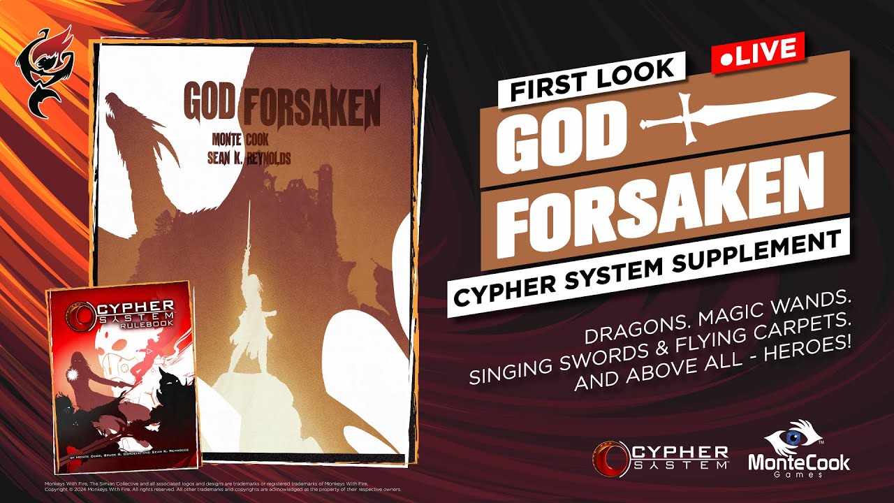 GODFORSAKEN - CYPHER SYSTEM SUPPLEMENT || FIRST LOOK - YouTube