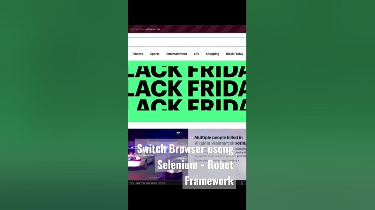 Switch Browser Using Selenium Robotframework Shorts Python Automationtesting