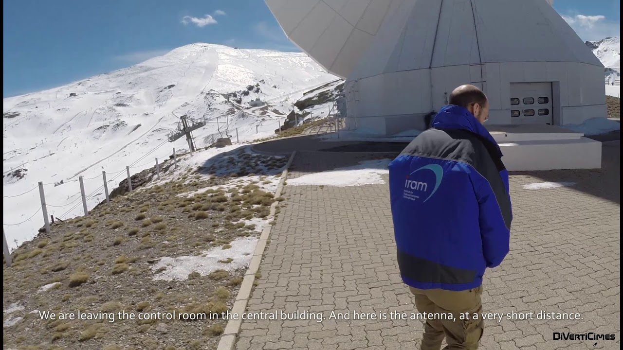 Antenna's platform of the 30m telescope - YouTube