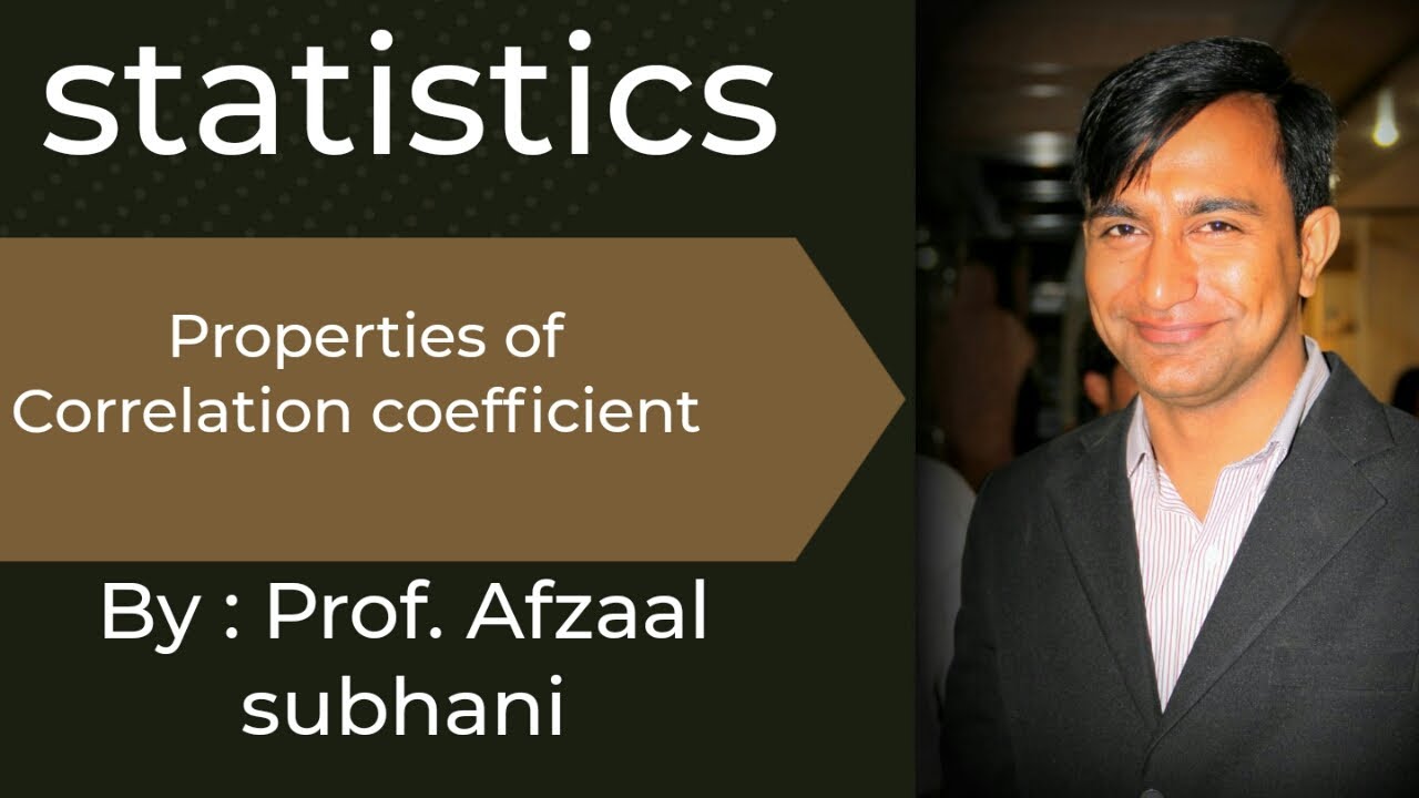 properties of correlation coefficient - YouTube