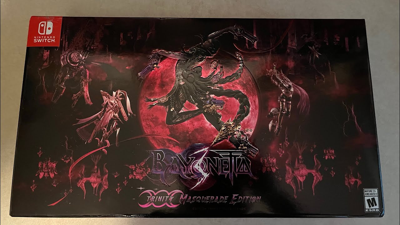 Unboxing Bayonetta 3 Trinity Masquerade Edition - Nintendo Switch - YouTube