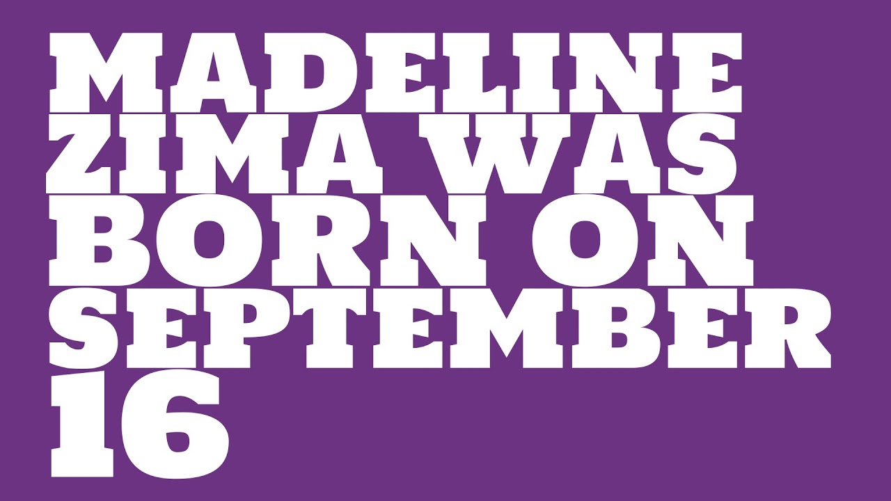 Who does Madeline Zima share a birthday with? - YouTube