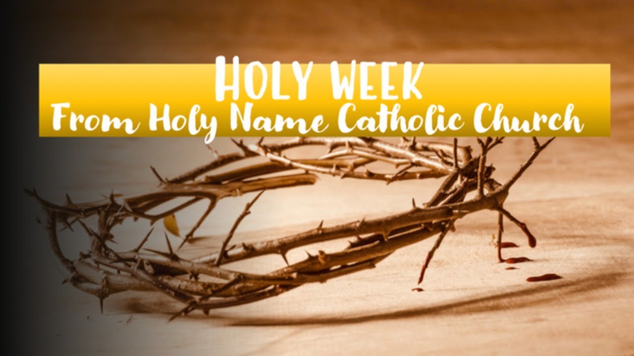 8:30am Holy Tuesday Weekday Mass 4/7/2020 - YouTube