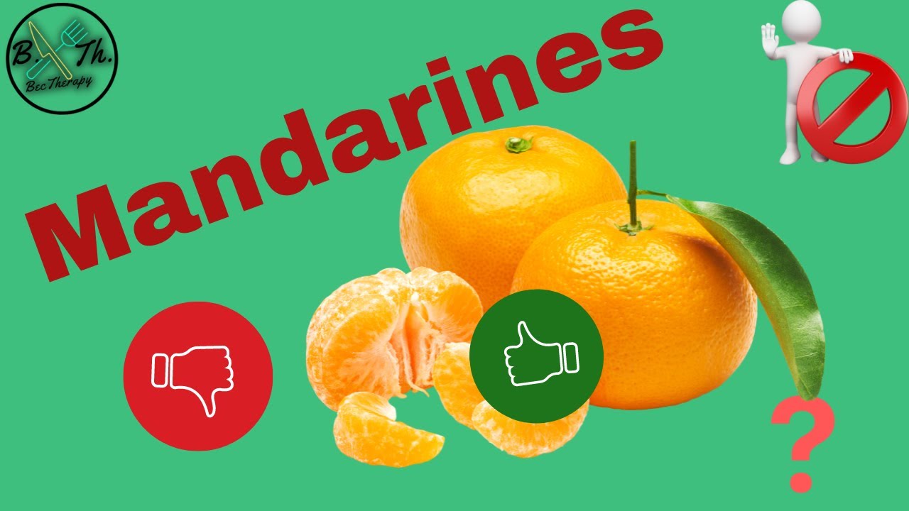 MANDARINE : Bienfaits et contre indications | BecTherapy - YouTube