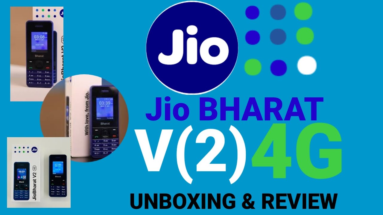 UNBOXING & REVIEW OF NEWLY LAUNCHED JIO BHARAT V2 4G #jio #4g #unboxing ...