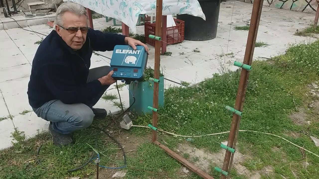 Κατασκευη Ηλεκτρικου φραχτη για ζωα Manufacture of electric fences for ...