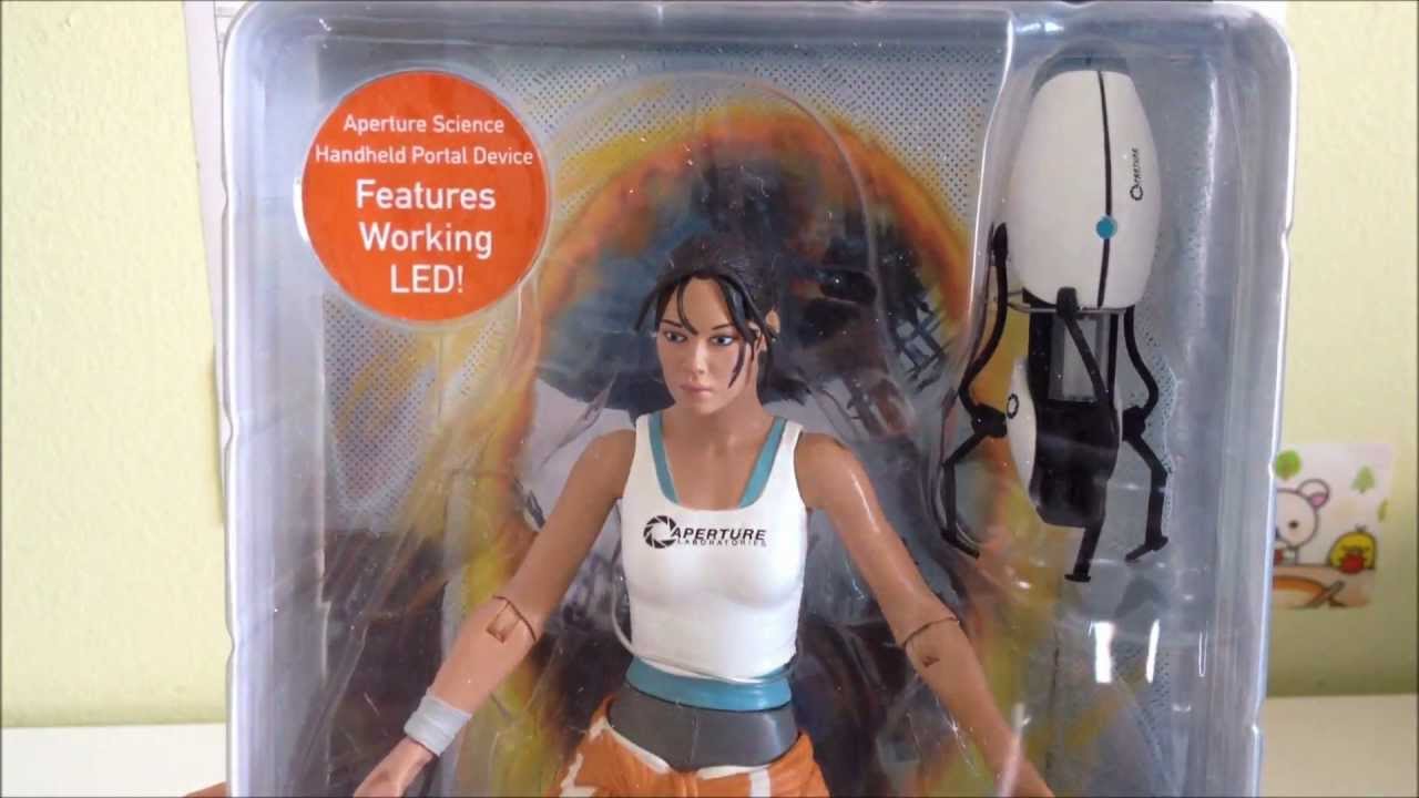 NECA Chell Action Figure :) - YouTube