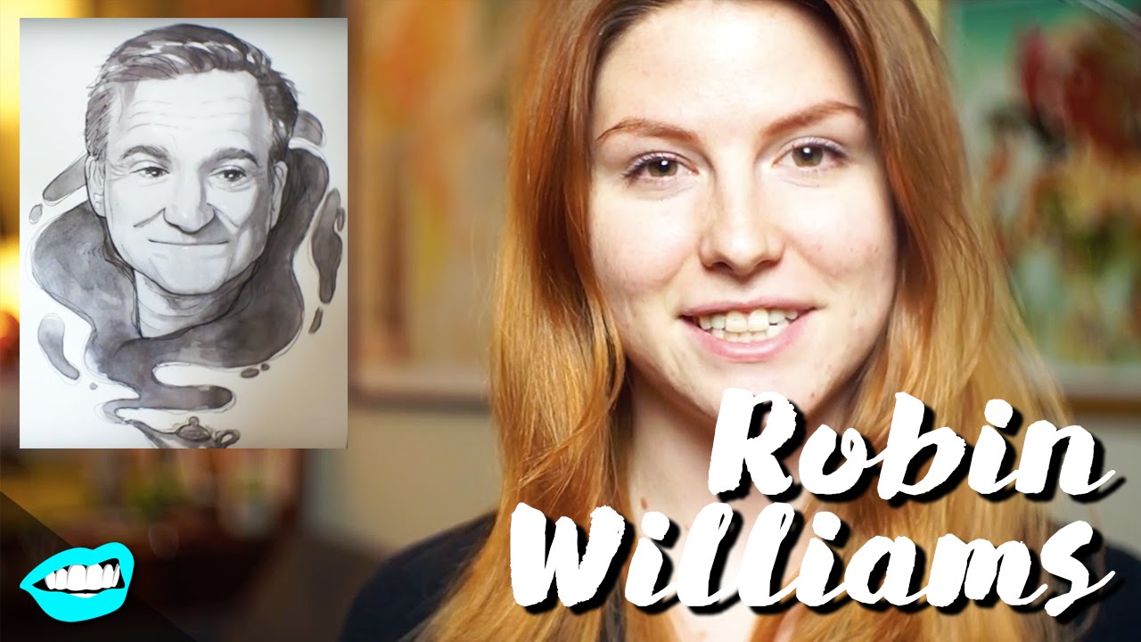 Drawing Robin Williams // Rad Portraits with Beth Be Rad | Snarled ...