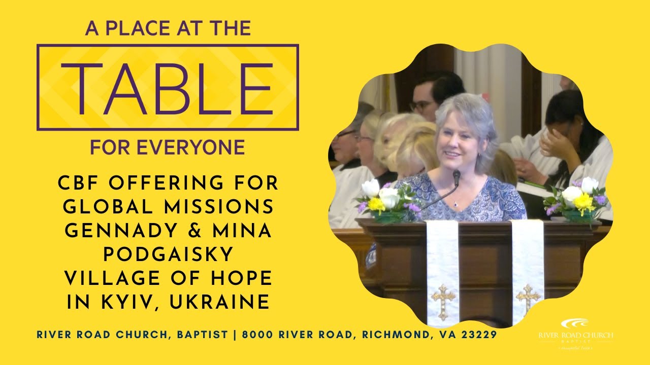 CBF Global Missions Offering Mission Moment | River Road Church ...