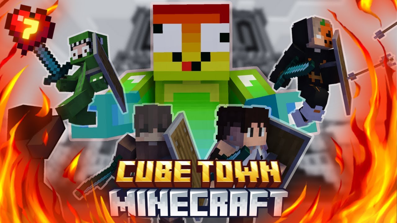 BỘ TỨ KỊ SĨ RA ĐỜI | CUBE TOWN MINECRAFT TẬP 7 - YouTube