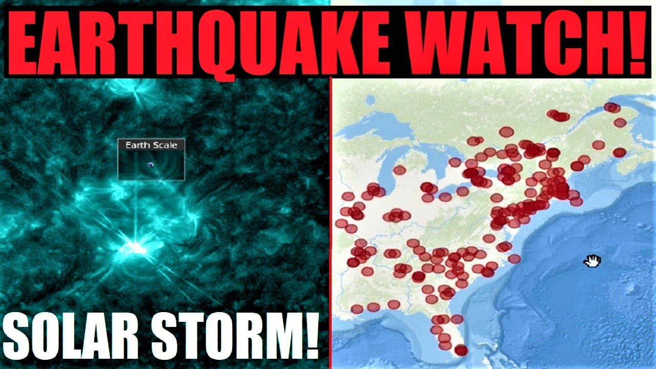 MAJOR Solar Storm INBOUND! Very RARE Seismic Events in Northeast! - YouTube