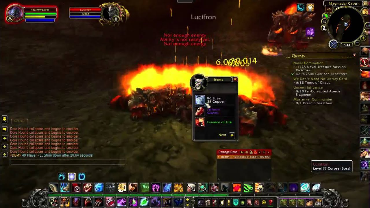 WoW Beginner's Guide Molten Core Tier 1 Raid - YouTube