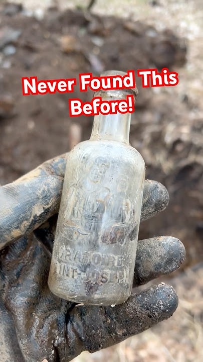 100 Year Old Bottles Recovered - Bottle Digging Canada 🔥 #shorts #history #antique #vintage ...