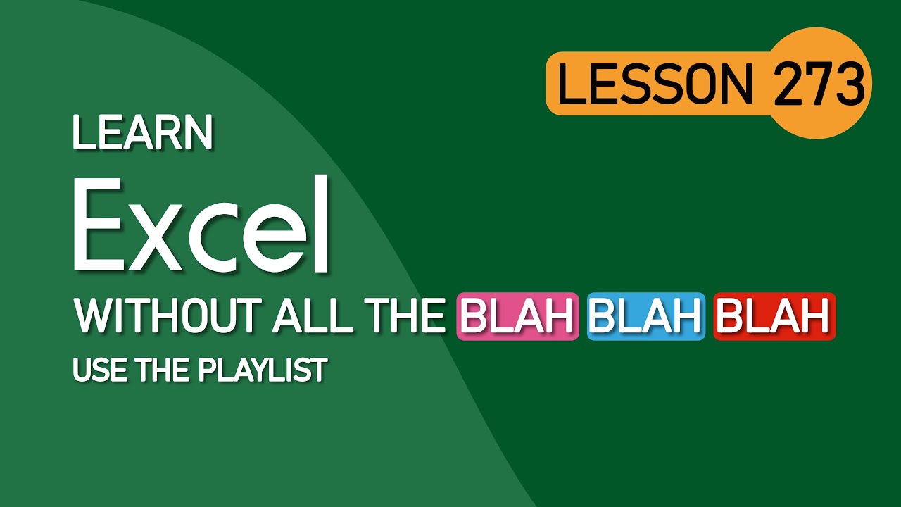 Forecast Tables More Options In Excel Lesson 273 YouTube Forecast Tables More Options In Excel Lesson 273 YouTube