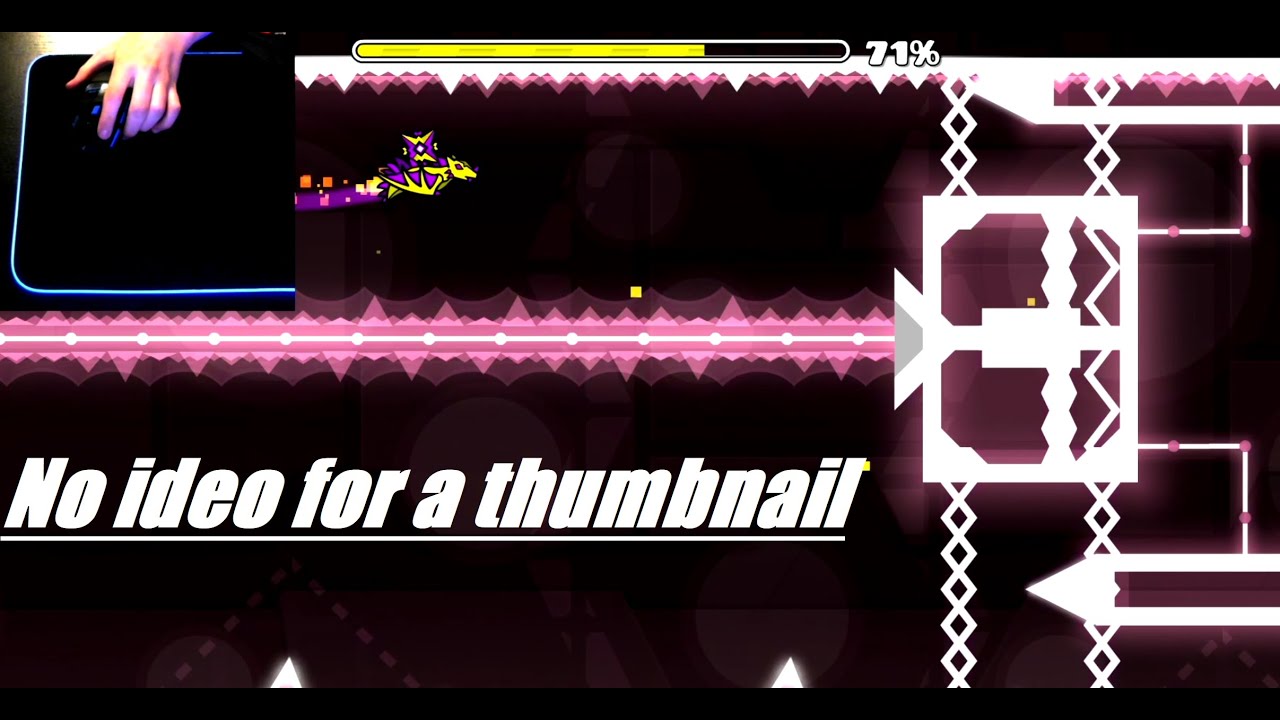 Playing each rating with my left hand ¦ Geometry dash - YouTube