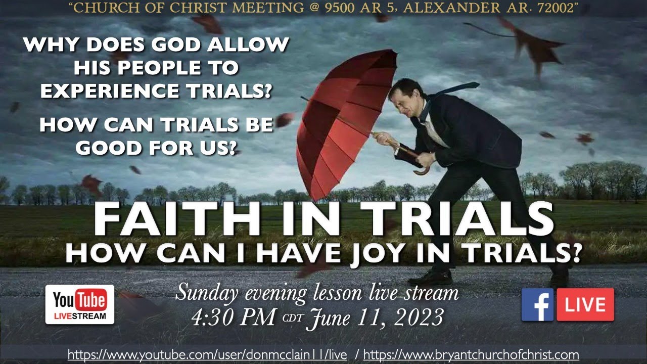 HOW CAN I HAVE JOY IN TRIALS? - YouTube