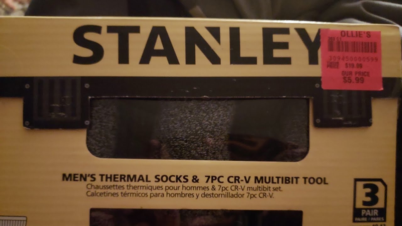 Stanley Socks & Tool - YouTube