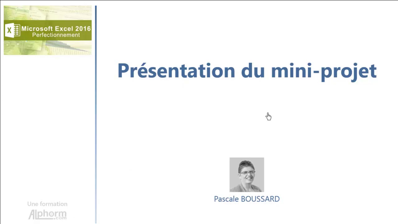 Formation : presentation de mini projet - YouTube