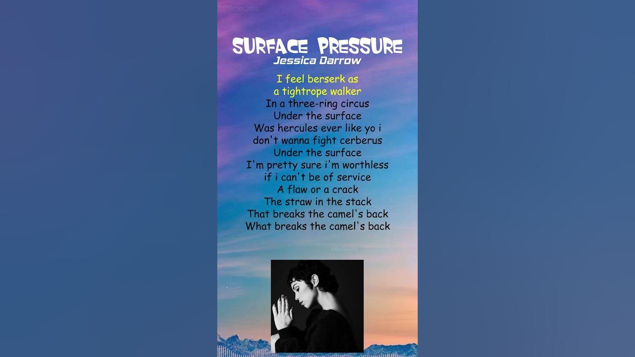 Jessica Darrow - Surface Pressure (Lyrics) #shorts - YouTube