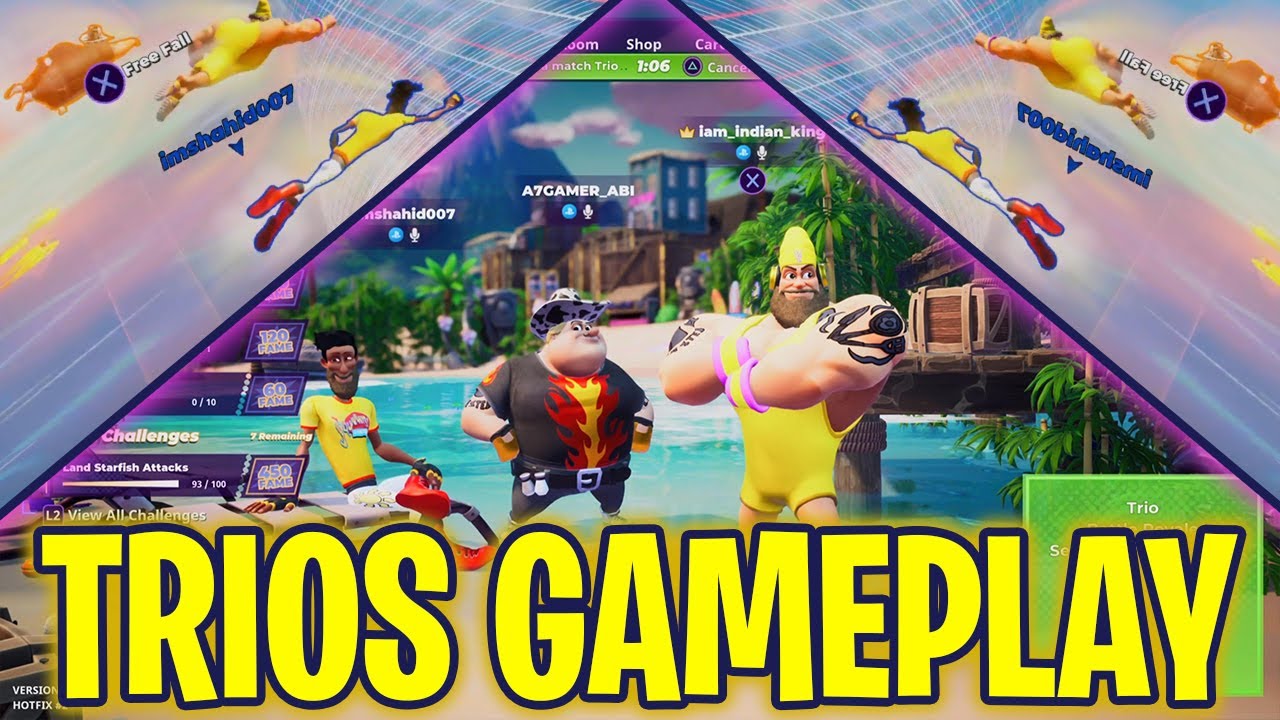 My First Trios Gameplay | Rumbleverse - YouTube