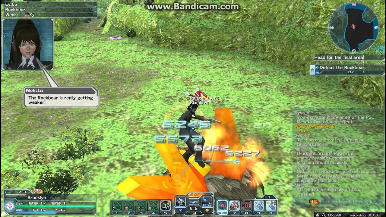 PSO2 JP RA/GU twin machine guns new PA - YouTube