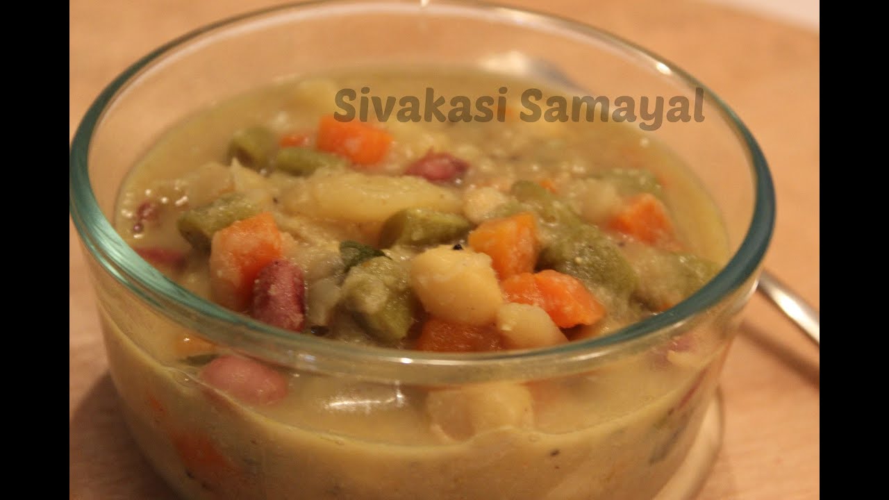 Veg Kurma(வெஜ் குருமா)Sivakasi Samayal / Recipe - 49 - YouTube