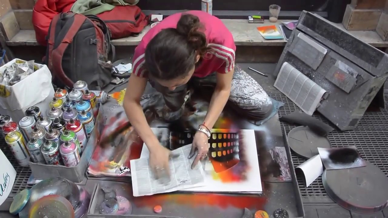 Amazing Spray painting - YouTube