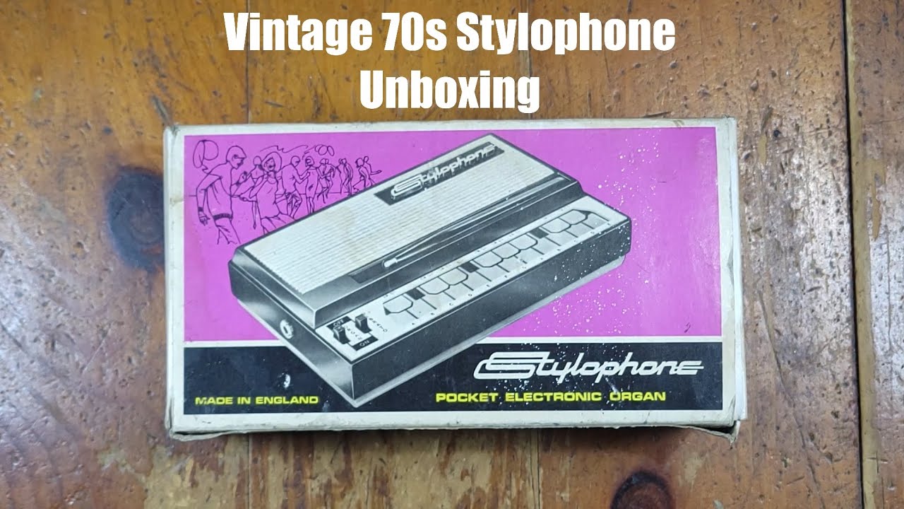 Vintage 70s Stylophone ( made in England ) Unboxing #Stylophone # ...