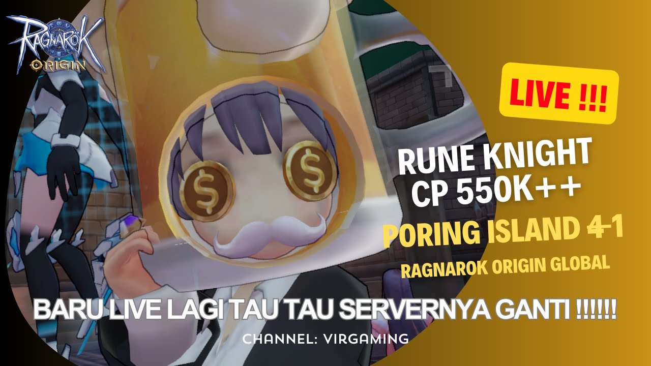 TAU TAU JADI PORING 1 !!!!! (Ragnarok Origin Global Poring Island - 1 ...