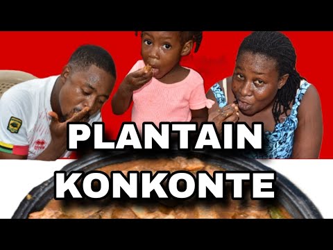 HOW TO FIX PLANTAIN KONKONTE & THE BEST GHANAIAN SOUP. VILLAGE ...