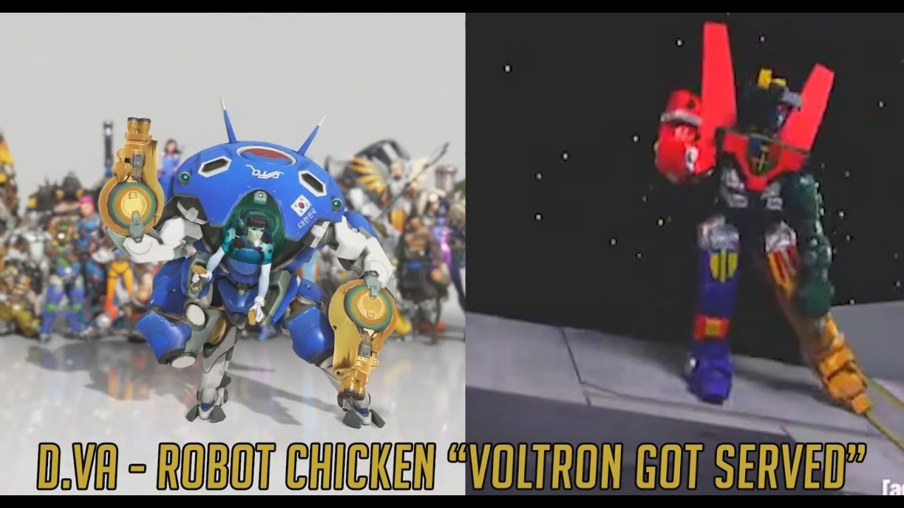 Dva’s dance is based on Robot Chicken’s Voltron Got Served - YouTube