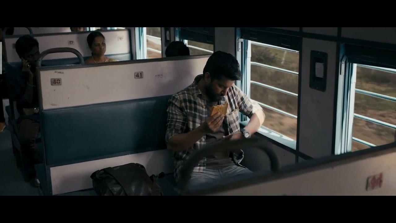nani angry in train scene ||v movie | attitude| 😎| new South Indian ...