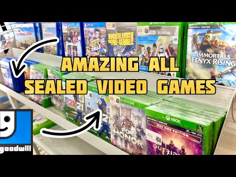 Insane amount of sealed games and consoles at Goodwill Computer Works ...