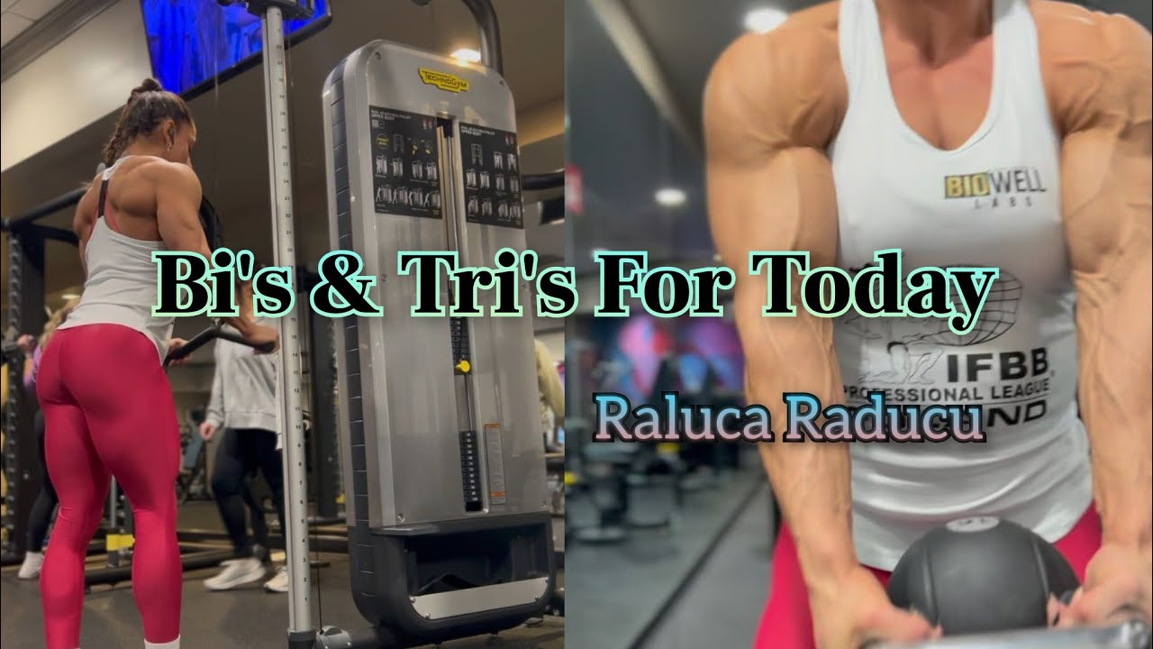 Raluca Raducu Time for Bi's &tri's | #gymmotivation #msolympia #raluca ...