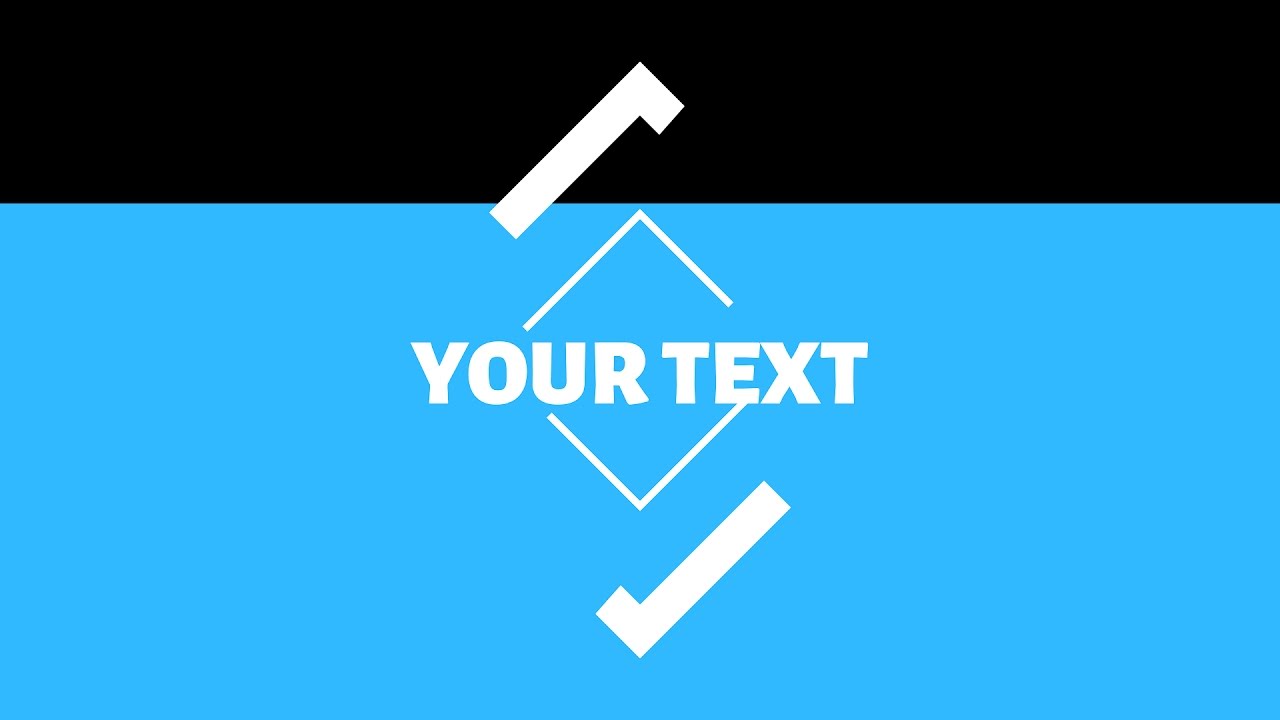 How to make an epic 2D intro for free - YouTube