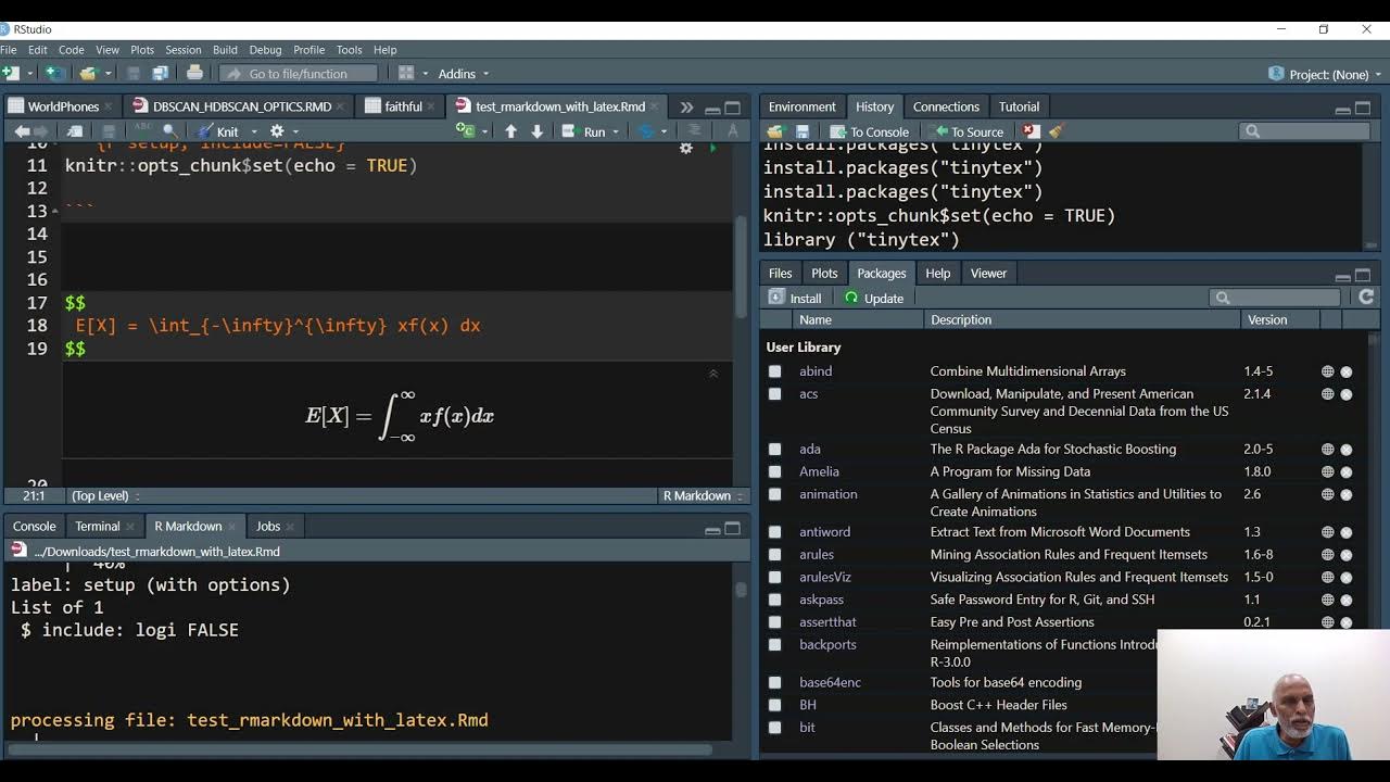 Rendering Latex equations in R Markdown for HTML output - YouTube