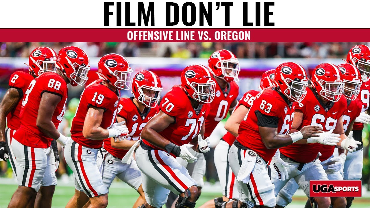 Film Don't Lie: Georgia's offensive line vs. Oregon - YouTube