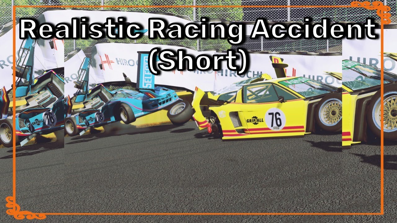 Realistic Racing Accident | Spa #Shorts - YouTube
