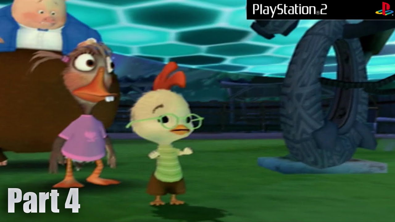 PS2 Disney's Chicken Little Walkthrough Part 4 (Space Invaders) - YouTube