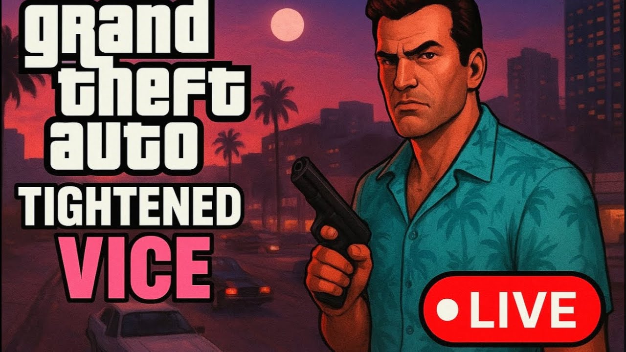 Vice City but tougher! 🚨 Playing GTA Tightened Vice LIVE – chaos mode ...